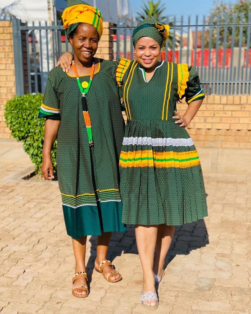 Latest Sepedi Traditional Wedding Dresses 2023 Shweshwe Home